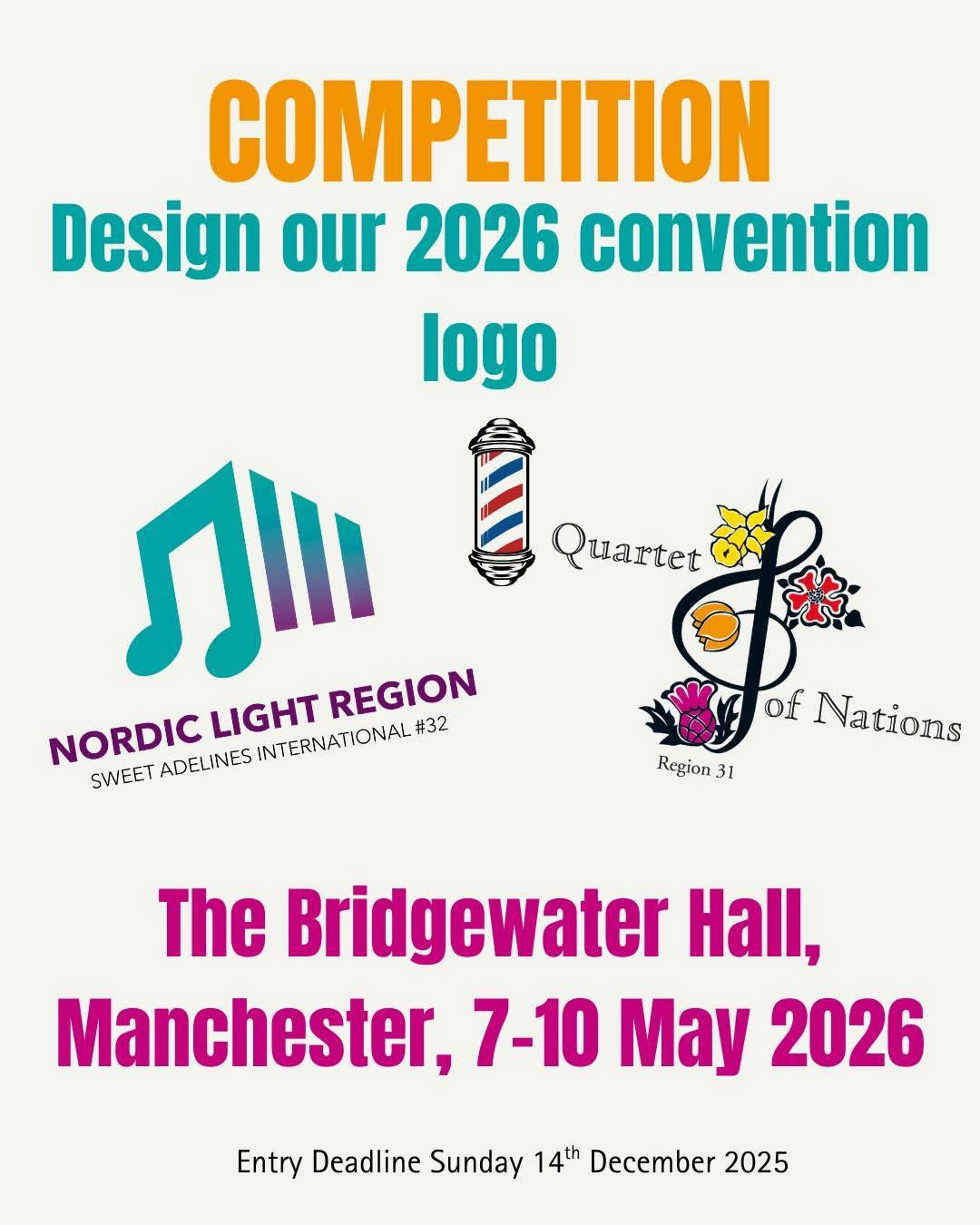 Design the 2026 Convention Logo - Quartet of Nations Region 31 - Sweet ...